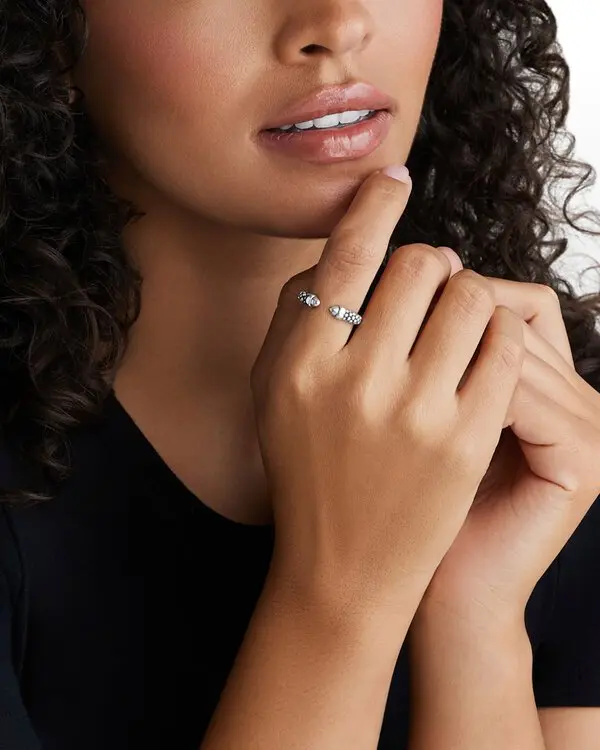 Lagos Sterling Caviar Stacking Ring