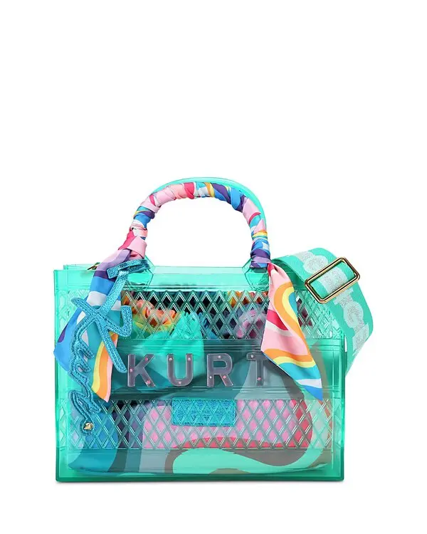Kurt Geiger Kensington Jelly Small Tote - Teal