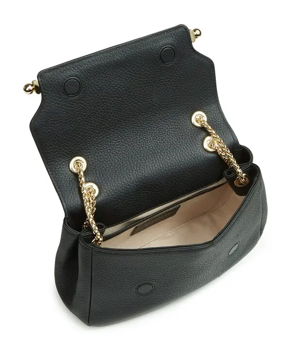 Strathberry East/west Mini Leather Shoulder Bag - Black