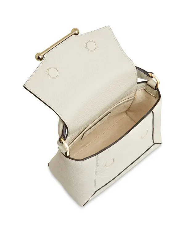 Strathberry Mosaic Nano Leather Crossbody Bag - Vanilla