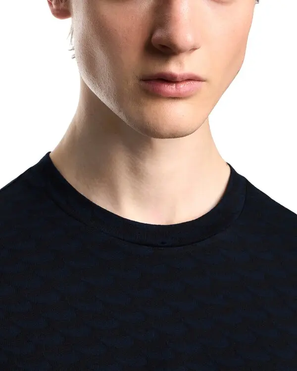Emporio Armani Geometric Jacquard Tee