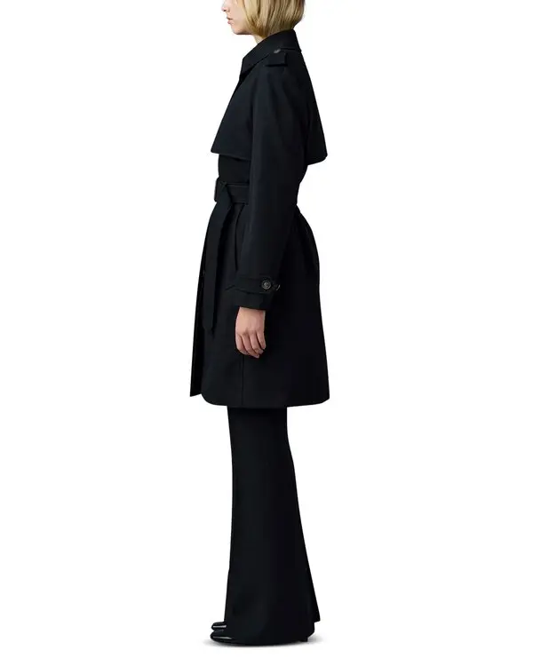 Mackage Ladies Trench Coat - Black