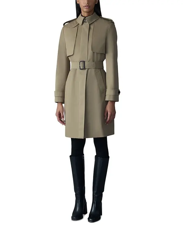 Mackage Ladies Trench Coat - Light Camel