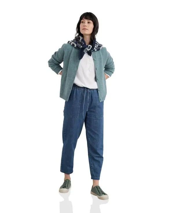 SEASALT CORNWALL Coweth Cardigan - Lichen
