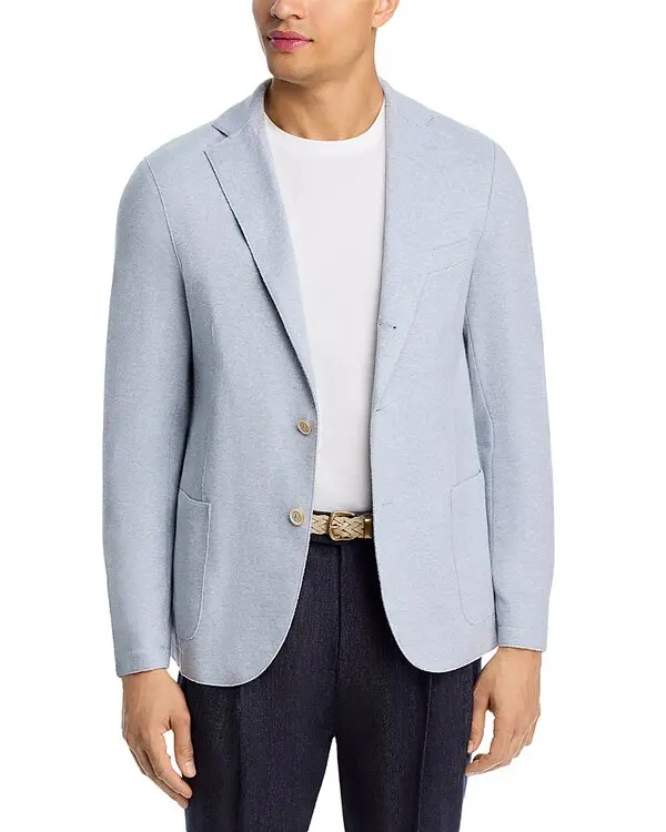 Eleventy Cotton Jersey Soft Jacket