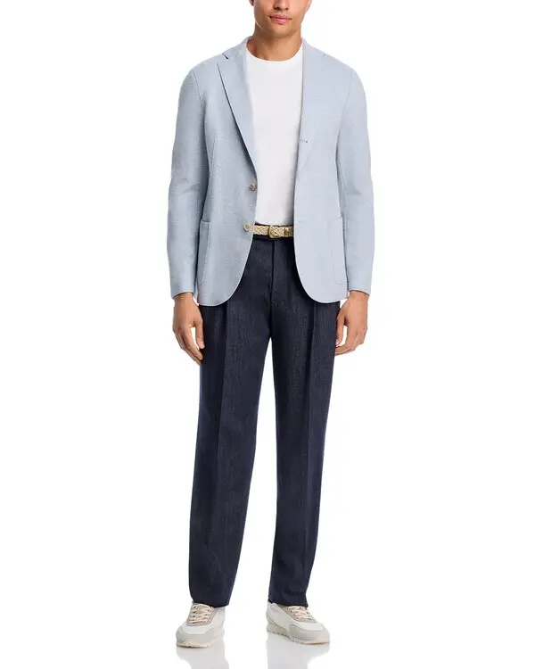 Eleventy Cotton Jersey Soft Jacket