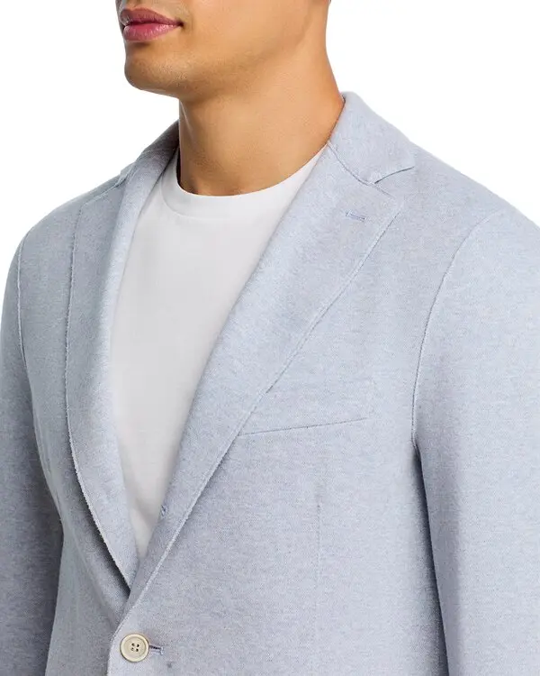 Eleventy Cotton Jersey Soft Jacket