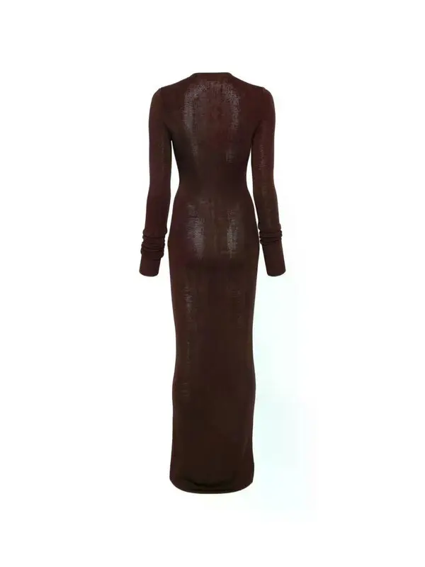 ENTIRE STUDIOS V-neck Long-sleeve Dress