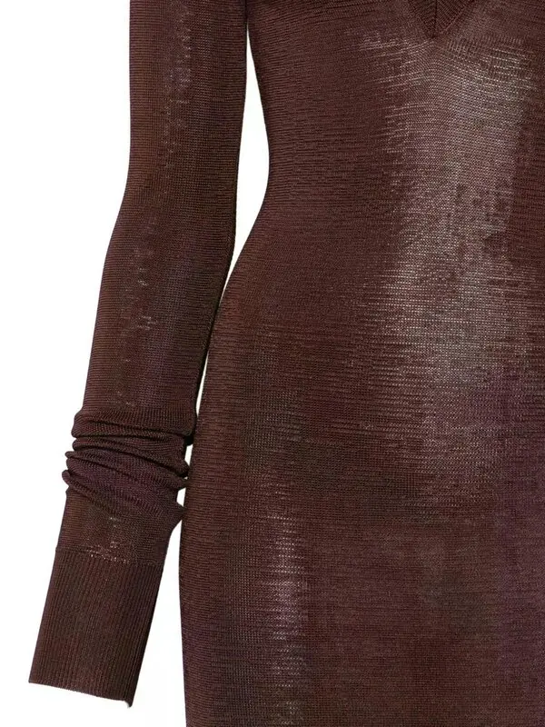 ENTIRE STUDIOS V-neck Long-sleeve Dress