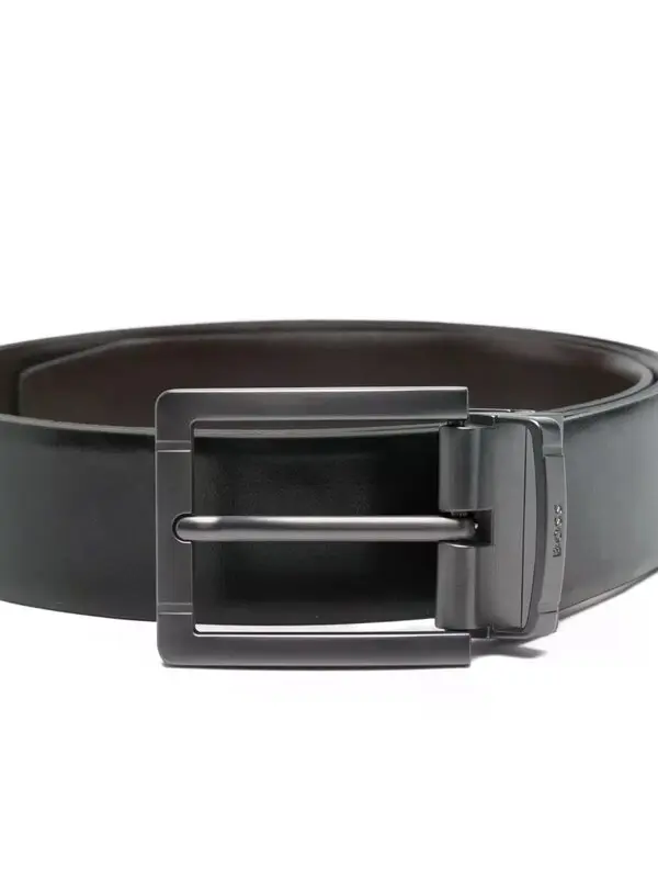 BOSS Logo Leather Belt