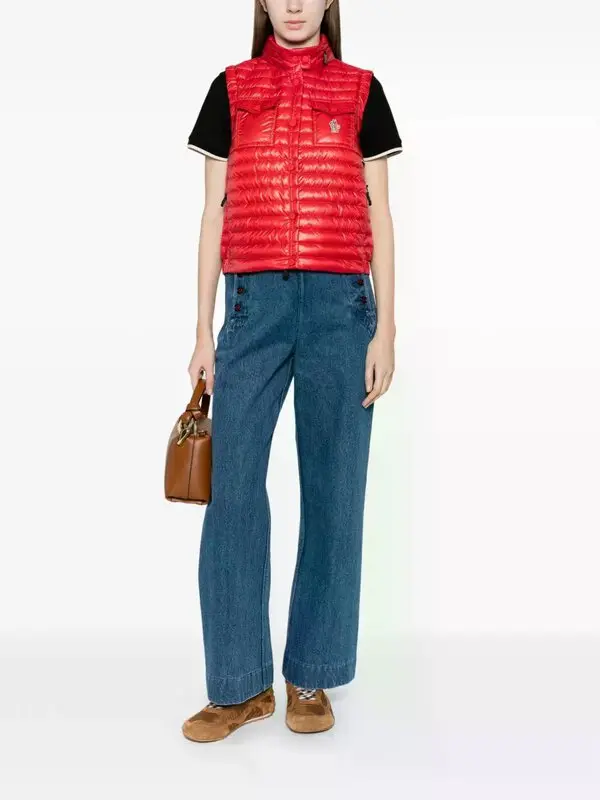 Moncler Gumiane Sleeveless Gilet - Red