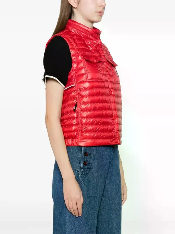 Moncler Gumiane Sleeveless Gilet - Red