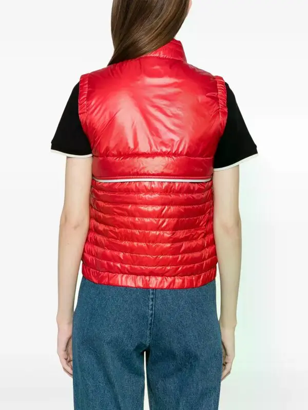 Moncler Gumiane Sleeveless Gilet - Red
