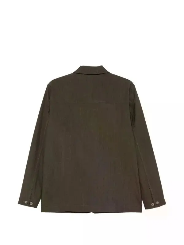 Altea Constantin Seersucker Shirt Jacket - Green