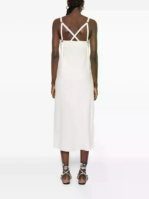 Patrizia Pepe Square-neck Slip Dress