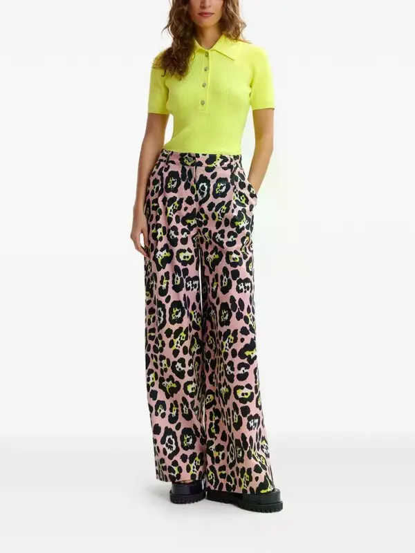 Essentiel Antwerp Jabric Ribbed Polo Top