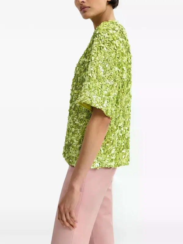 Essentiel Antwerp Sequin Embellished Blouse - Green