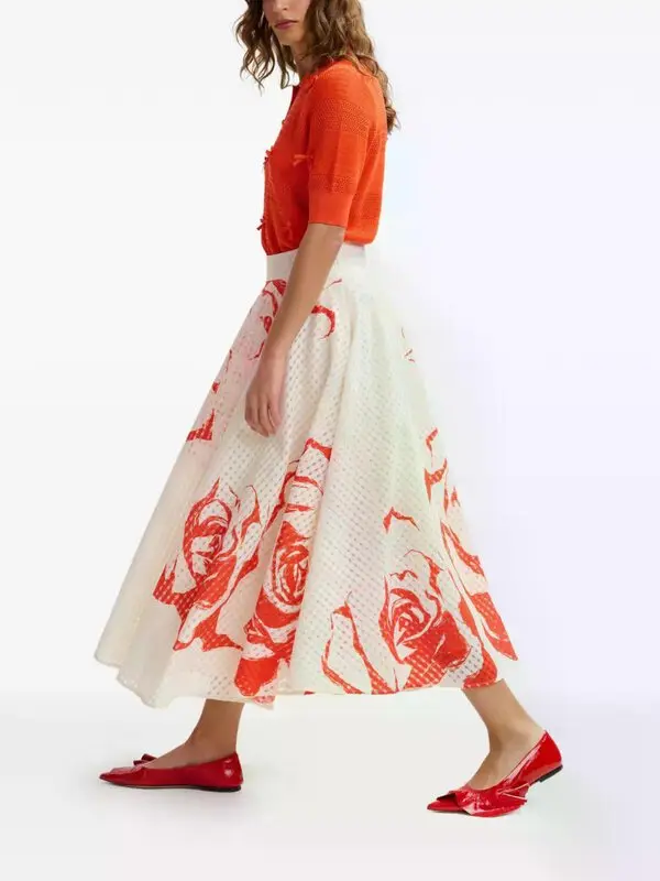 Essentiel Antwerp Floral Print A-line Skirt