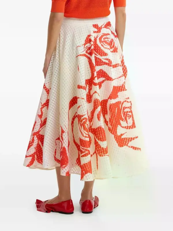 Essentiel Antwerp Floral Print A-line Skirt