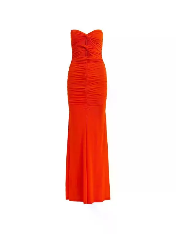 Essentiel Antwerp Strapless Maxi Dress - Orange