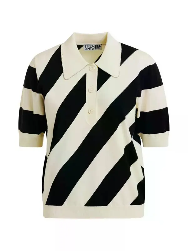 Essentiel Antwerp Striped Polo Top