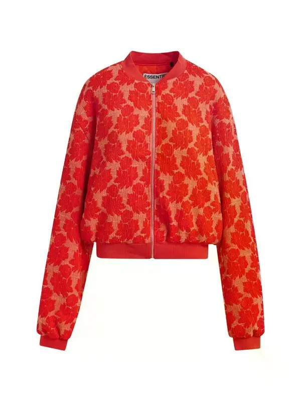 Essentiel Antwerp Floral Print Bomber Jacket