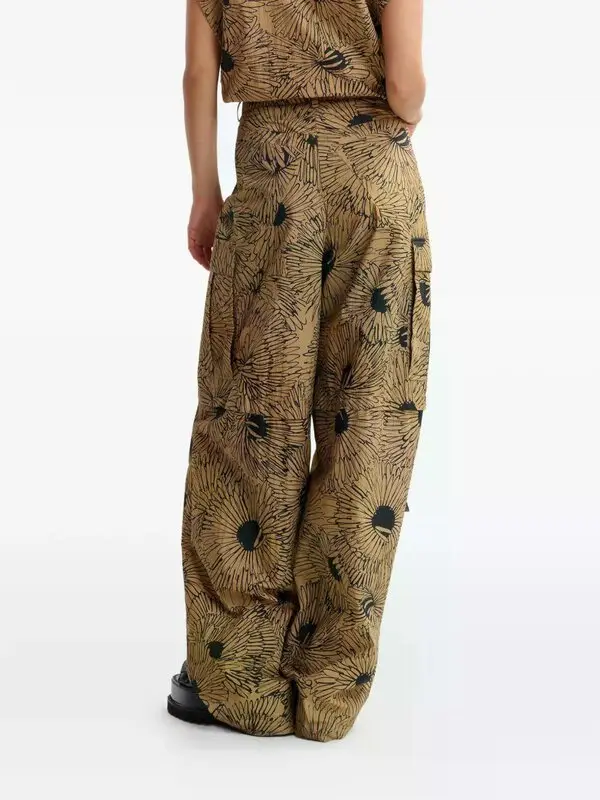 Essentiel Antwerp Floral-print Cargo Pants