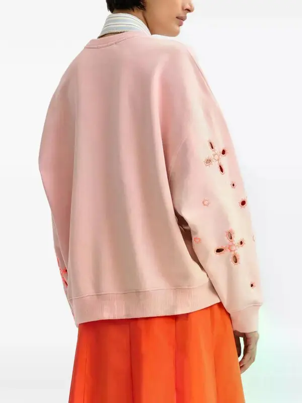 Essentiel Antwerp Embroidered Floral Sweatshirt