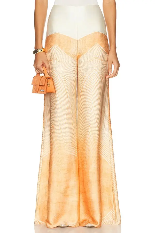 Alexis Andres Pant In Orange - Melon