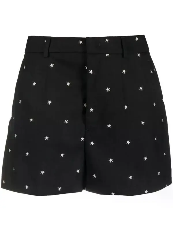 Red Valentino Star-print Thigh-length Shorts