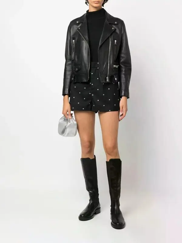 Red Valentino Star-print Thigh-length Shorts