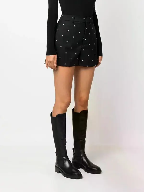 Red Valentino Star-print Thigh-length Shorts