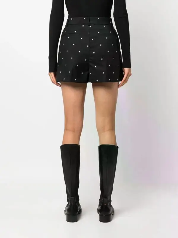 Red Valentino Star-print Thigh-length Shorts