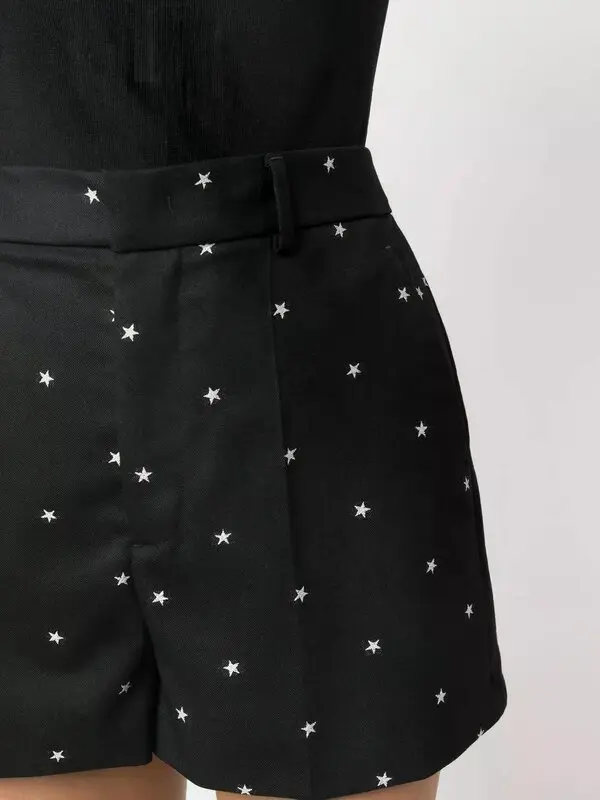 Red Valentino Star-print Thigh-length Shorts