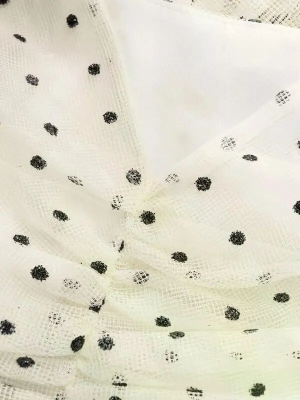 Red Valentino Polka Dot Flared Dress