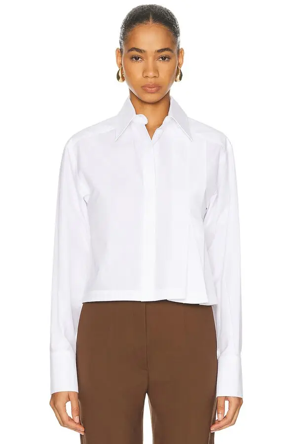 Sportmax Certo Shirt In White - Optical White