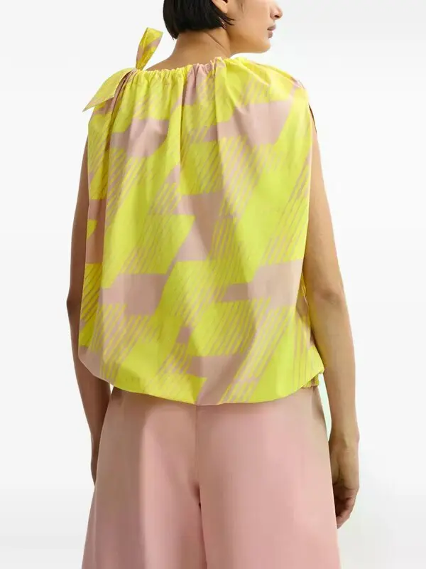 Essentiel Antwerp Tie-detail Blouse - Yellow