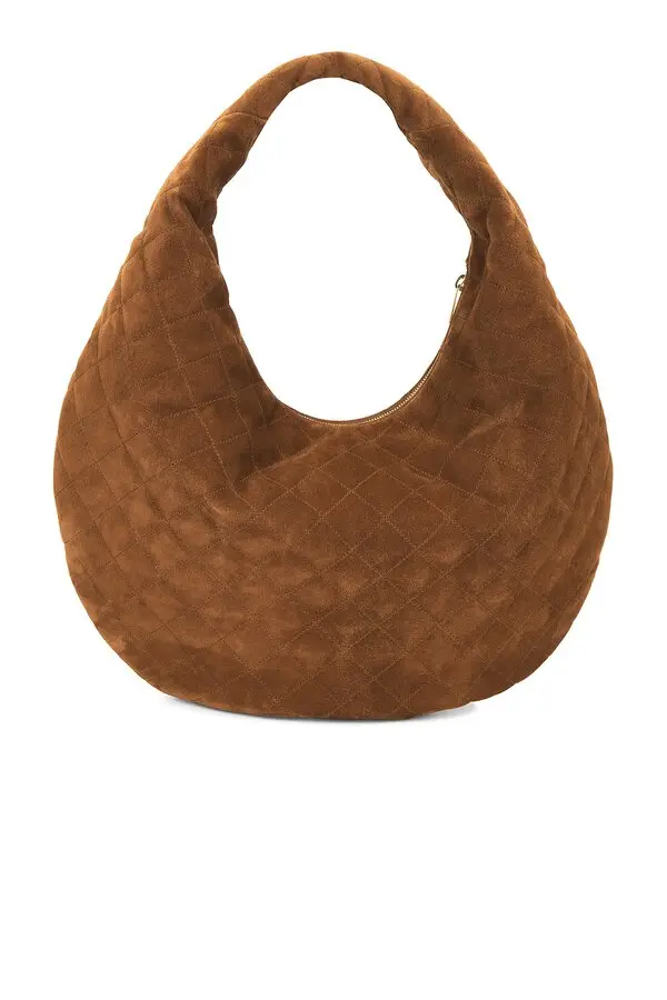 Saint Laurent Icare Hobo Bag - Cognac