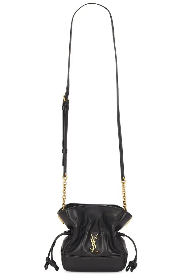 Saint Laurent Jamie Mini Shoulder Bag In Black - Nero