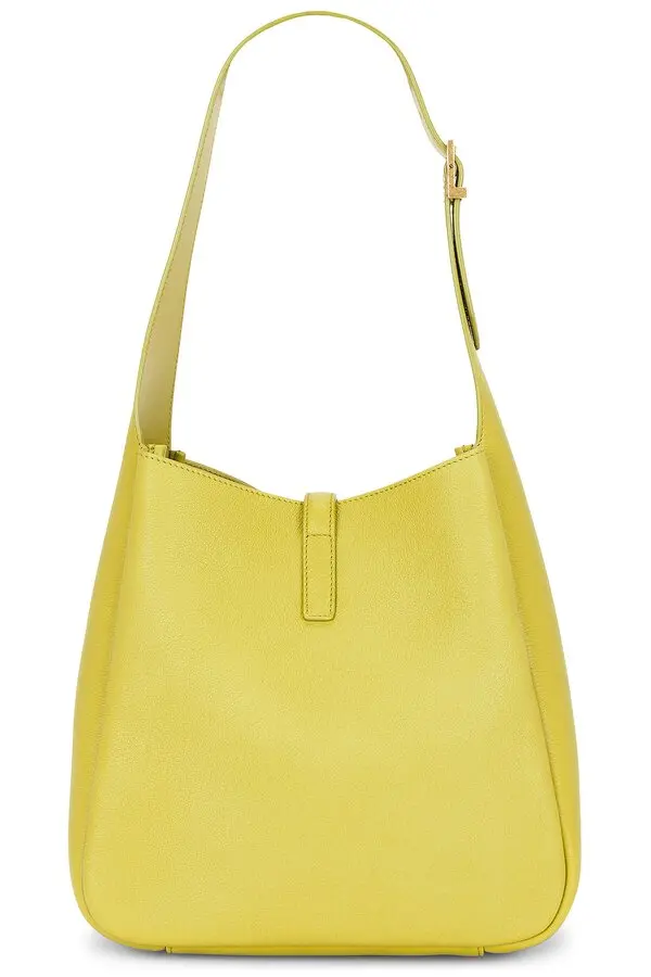 Saint Laurent Small Le 5 A 7 Supple Shoulder Bag - Wild Lime