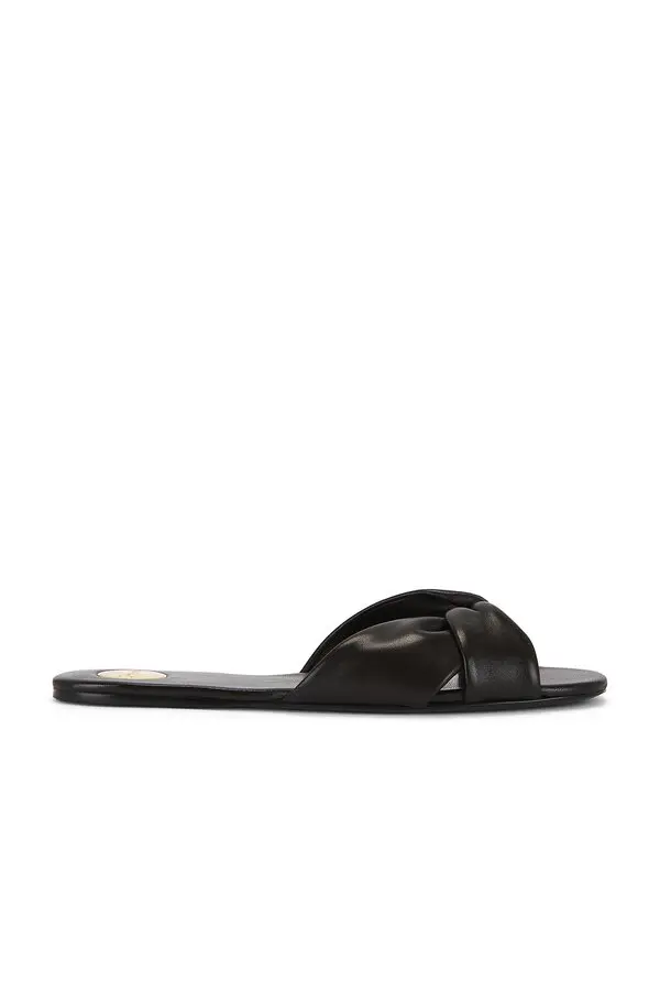 Saint Laurent Franciane Slide - Harris Eagle Brown