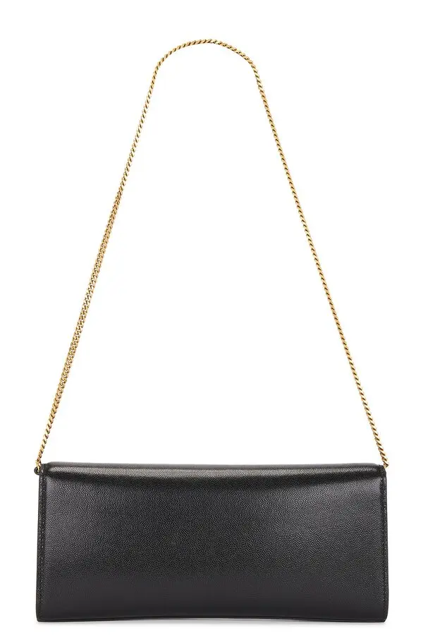Saint Laurent Kate Clutch On Chain - Noir