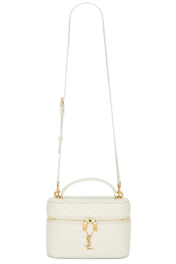 Saint Laurent Gaby Large Vanity Bag - Crema Soft