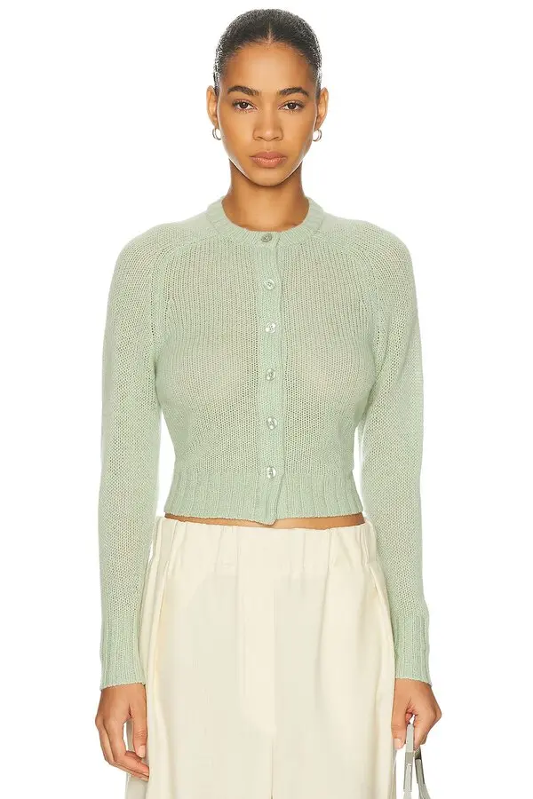 RE/DONE Slim Cashmere Cardigan