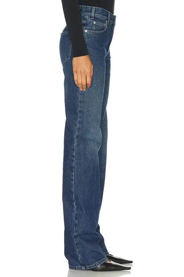 MUGLER Mid-rise Wide-leg Jeans