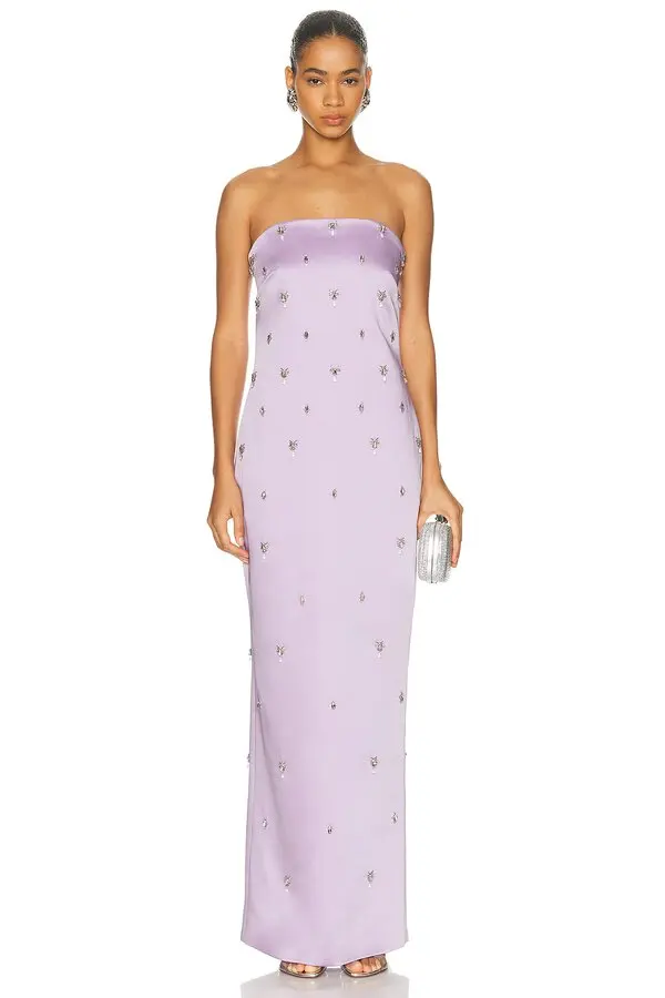 Retrofete Keziah Dress In Lavender - Lavande