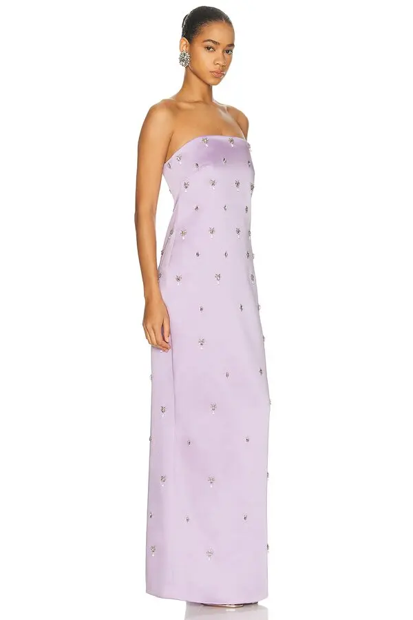 Retrofete Keziah Dress In Lavender