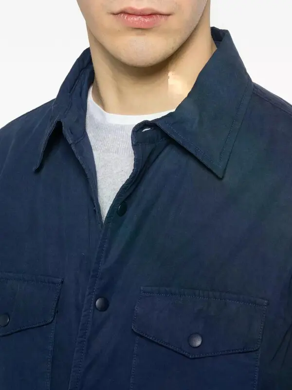 Aspesi Mod. 13 Buttoned Chest-pocket Cotton Overshirt