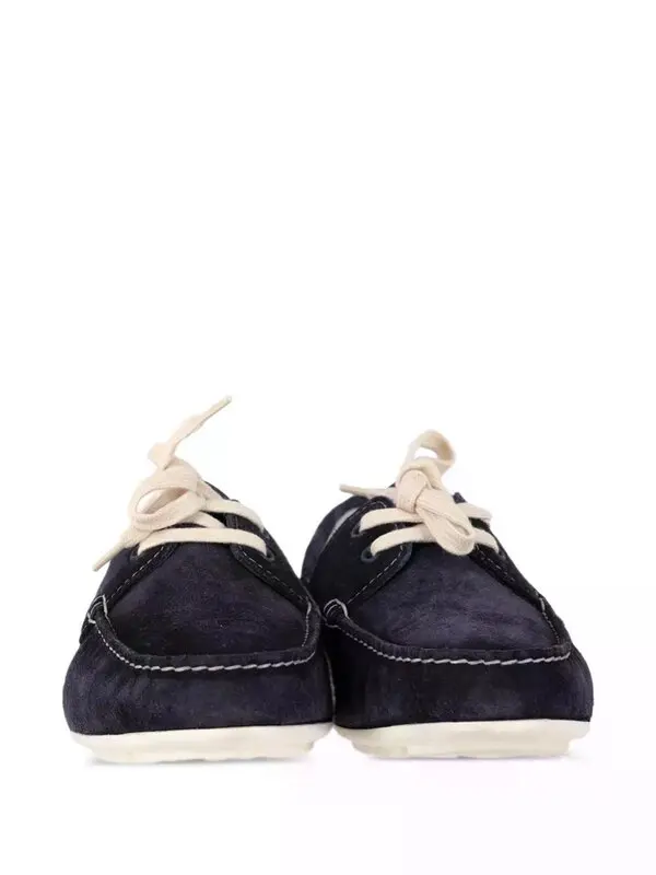 Prada Suede Boat Shoes