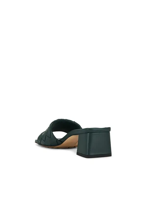 Bottega Veneta Parco Mule Sandal - Emerald Green